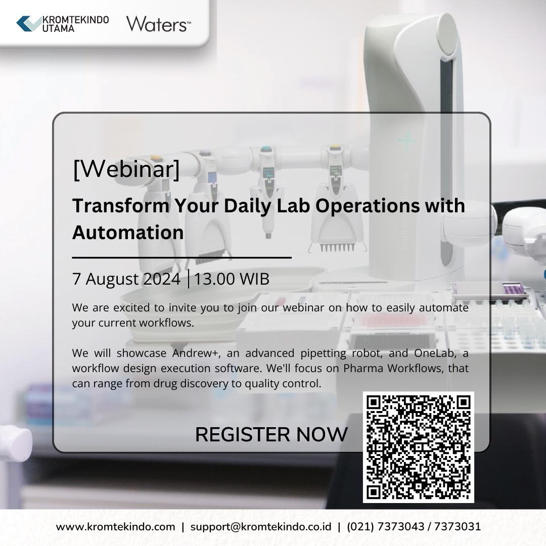 Transform Your Daily Lab Operations with Automation - Kromtekindo Utama